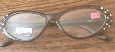 Crystal DG READING GLASSES WOMEN Ladies +1.75 #2 | eBay