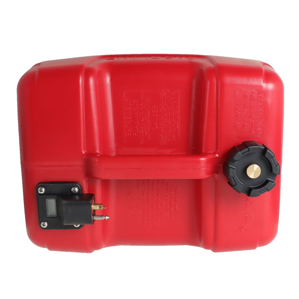 Boat Fuel Tank Marine Outboard Motor Fuel Tank w/Connector 12L 3 Gallon ...