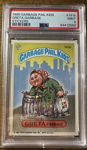 1986 Garbage Pail Kids Greta Garbage Stickers Mint #141b PSA 9 | eBay