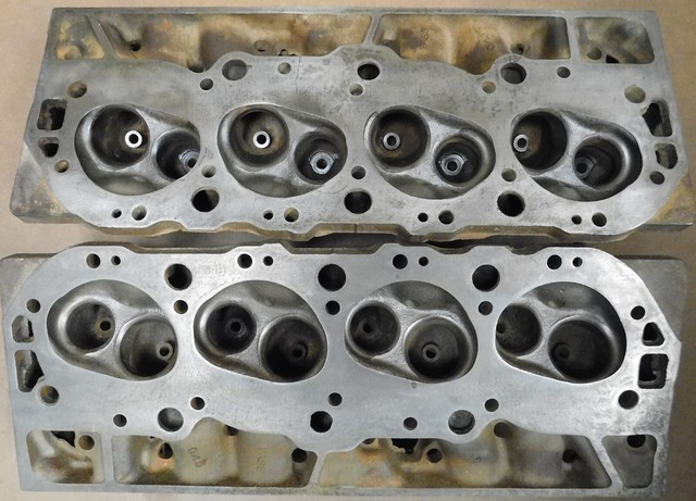 Chevy Big Block 454 BBC 049 Oval Port 353049 Cylinder Heads Pair ...