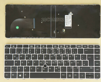 New For HP Elitebook 745 G4 840 G4 848 G4 Keyboard No Backlit German ...
