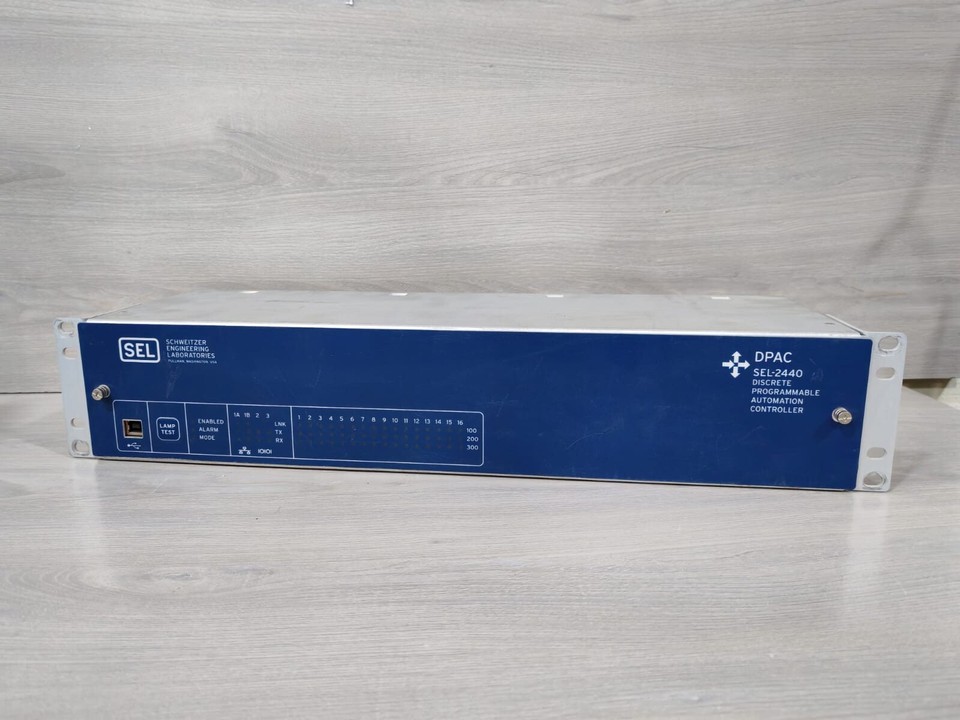 SEL-2440 DPAC DISCRETE PROGRAMMABLE AUTOMATION CONTROLLER W/O ANY ACCS ...