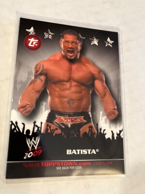 Batista 2009 topps town insert wwe WRESTLING CARD see scan | eBay