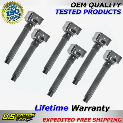 Set of 6 Ignition Coil 68223569AD for Jeep Grand Cherokee 3.6 liter ...