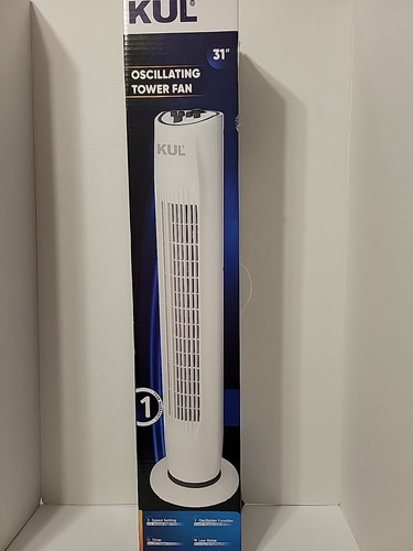 KUL 31" Oscillating Tower Fan KU-TFN131 NEW | eBay