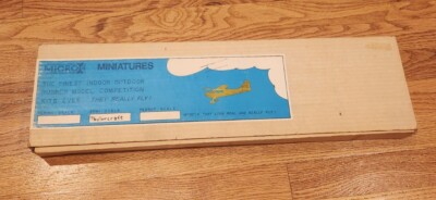 Microx Miniatures Taylorcraft Balsa Wood Plane Model Kit Rubber Band ...