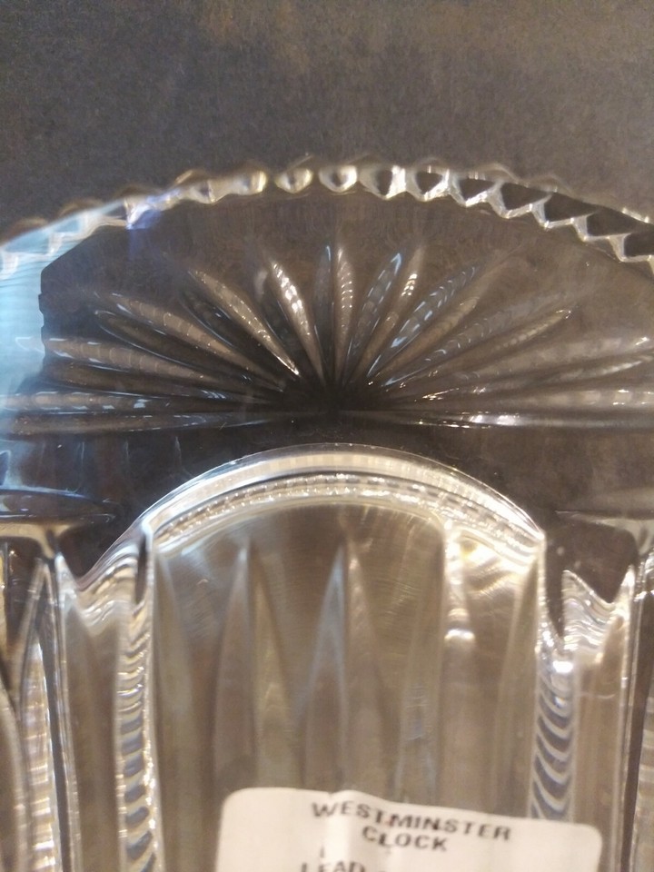 Beautiful Waterford Crystal Westminster Mantle Desk Clock Gift | eBay