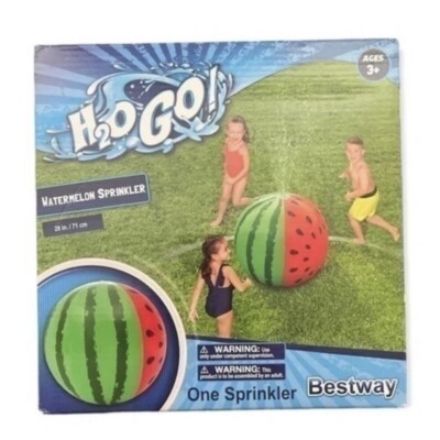 Bestway Watermelon Sprinkler 28" Inflatable Water Splash & Fun Ages 3 ...