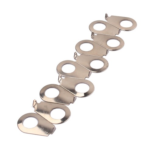 10Pcs 8.5mm Guitar Knobs Pointer Plate Washer Knob Position Indicator Chrome | eBay