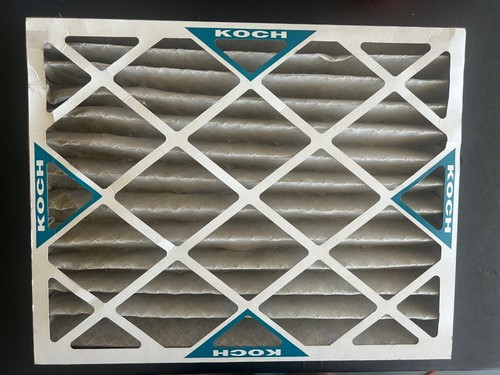 2-Pack 16x20x2 Koch Multi-Pleat XL8™ Commercial Grade HVAC Furnace Air ...