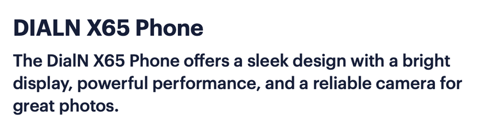 DIALN X65 Smartphone 6.5 in Powered By Android 13 NEW OPEN BOX | eBay