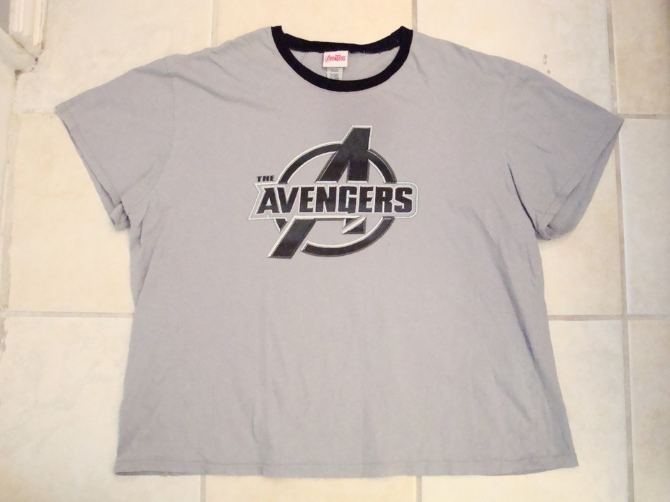 The Avengers Marvel Comics Super Heroes Iron Man Soft Thin Ringer T ...