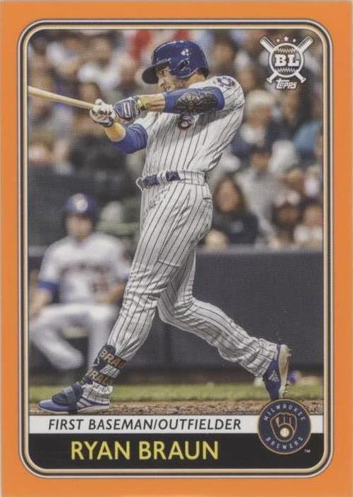 2020 Topps Big League - Ryan Braun #115 Orange for sale online | eBay
