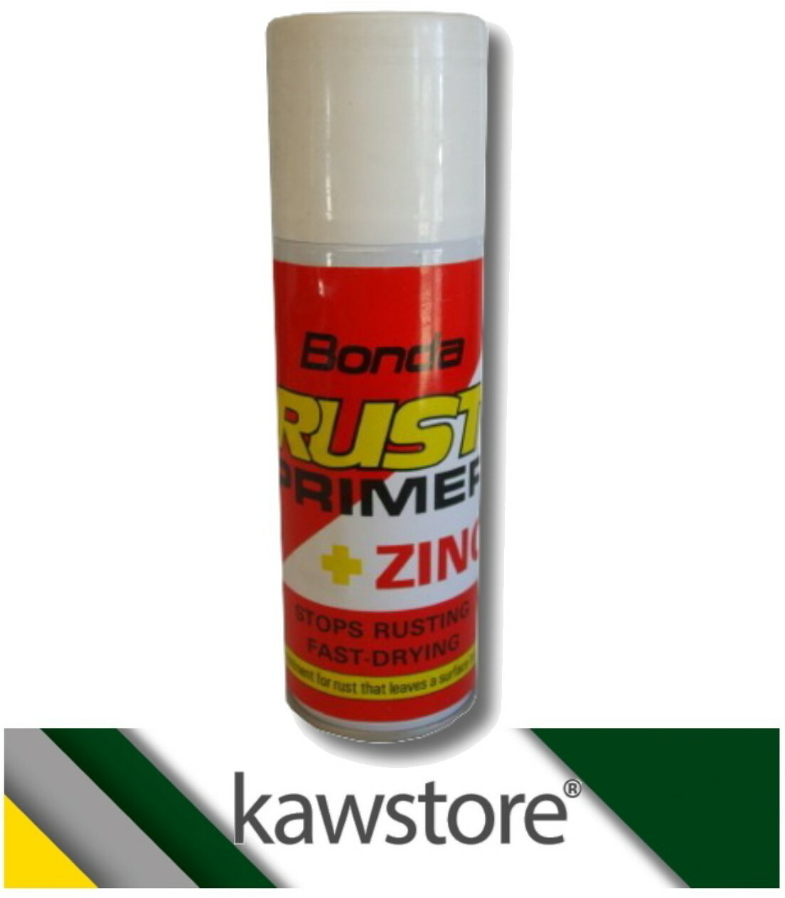 BONDA RUST PRIMER + ZINC, Fast Drying Anti Rust, Aerosol Spray; 214ml ...