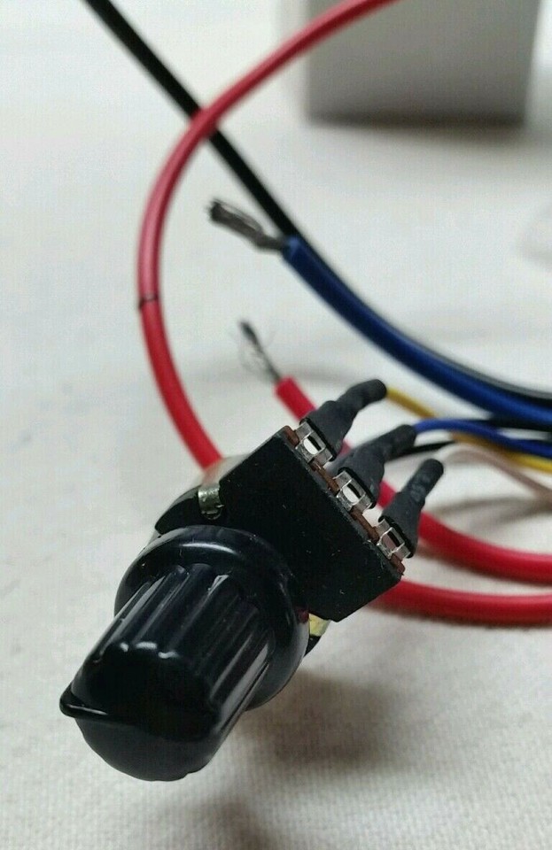 12 Volt Rotary Dial Rheostat Variable Switch RV ITC Inc 21000 020504 w ...