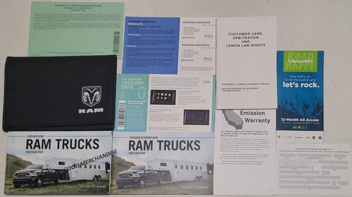 2018 DODGE RAM OWNERS MANUAL 1500 2500 3500 V8 V6 DIESEL / GAS TRUCK ...