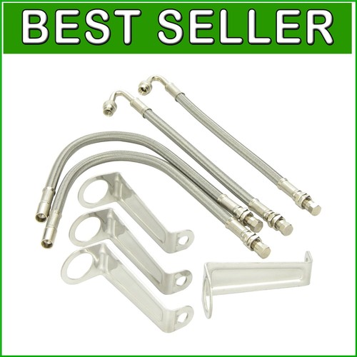 Universal Stainless Steel Air Inflation Kit for Truck Dual Wheels - 8 ...