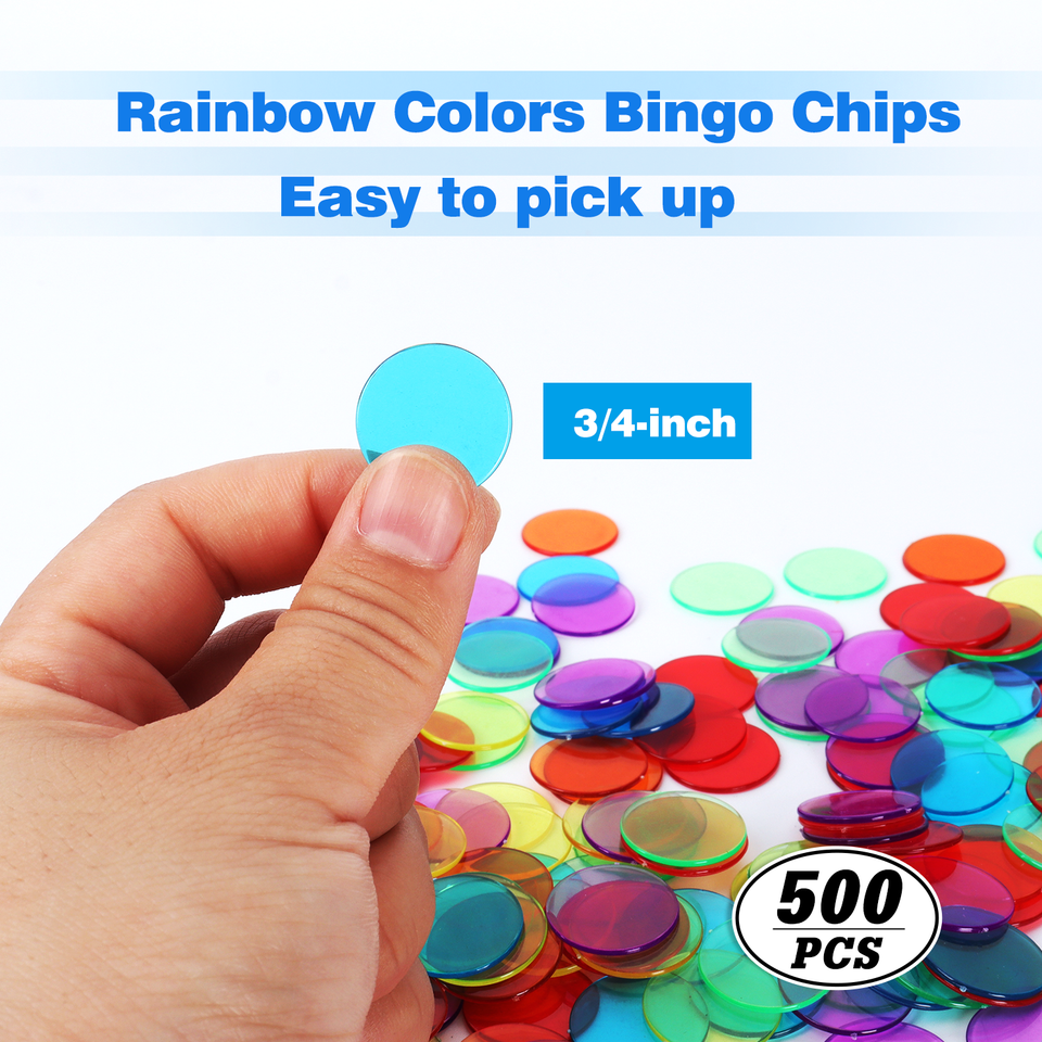Bingo Game Complete Set w/100 Bingo Cards, 1000 Bingo Chips/Bingo ...