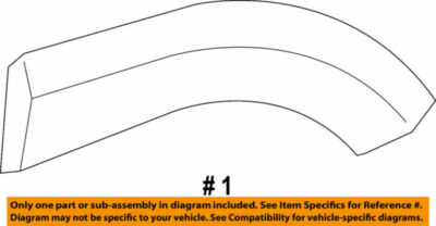 75653-42080-E0 Toyota Moulding, quarter outside, rh no.3 7565342080E0 ...
