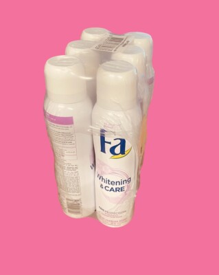 Fa Whitening & Care 0% Alcohol Violet-jasmine Scent 48H (Pack of 6) 150 ...