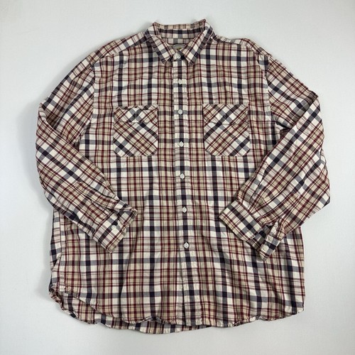 Surf Pendleton Men's Plaid Flannel Button Down Western Shirt Size XL ...