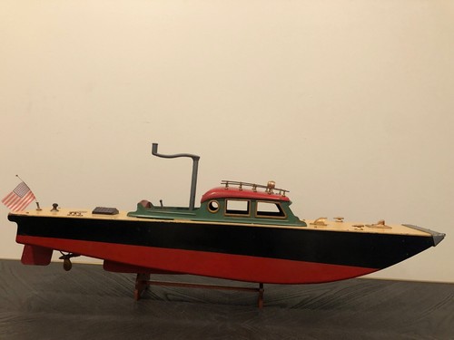 Vintage Toy Orkin Craft boat Sled Wind-up Original 1930s 30" Antique | eBay