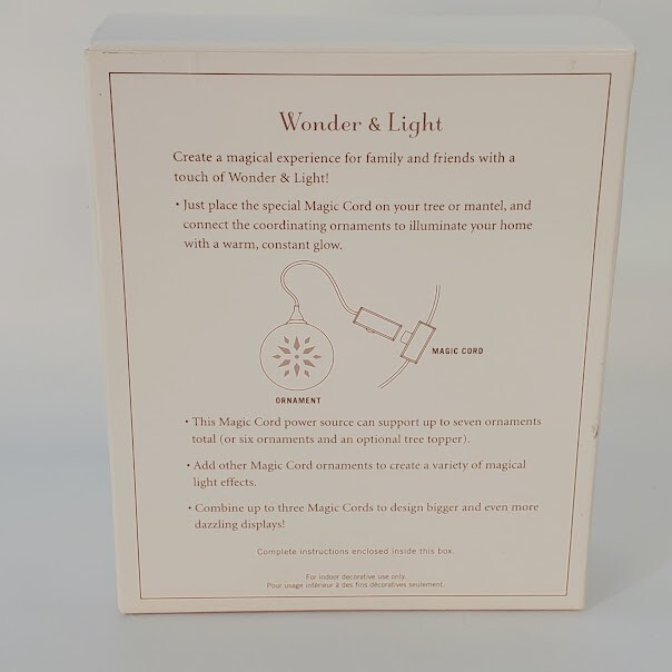 Hallmark Keepsake Wonder and Light MAGIC CORD Powers 7 Ornaments | eBay