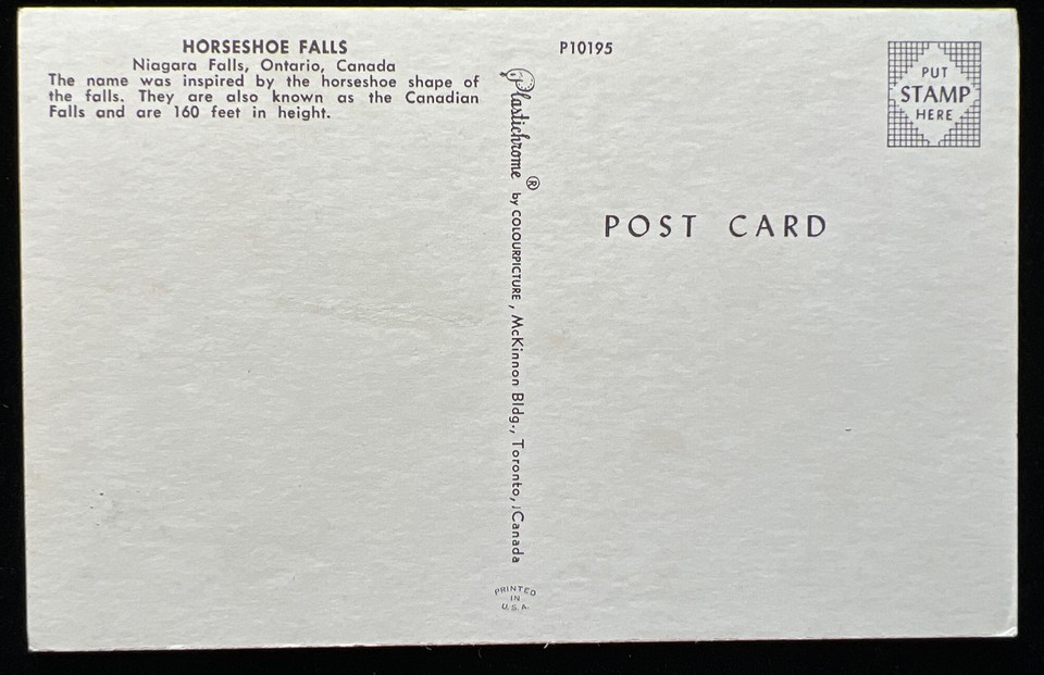 Vintage Horseshoe Falls Old Cars Visitors at Niagara Falls Ontario CAN ...