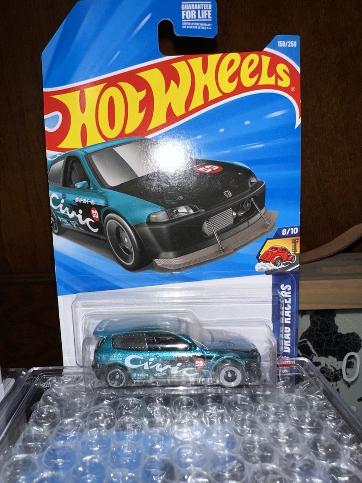 Hot Wheels Super Treasure Hunt Honda Civic Custom And Ultra Red Talon ...