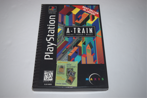 A-Train Playstation 1 PS1 Original Video Game Long Box Only | eBay