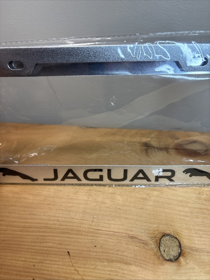 Chrome Plated Zinc Metal Jaguar License Plate Frame No Hardware | eBay