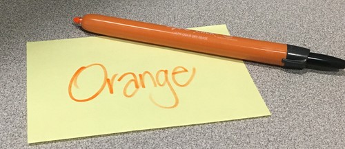 EXPO Click Dry Erase Marker Fine Tip -ORANGE, One Marker - # 1767503 | eBay