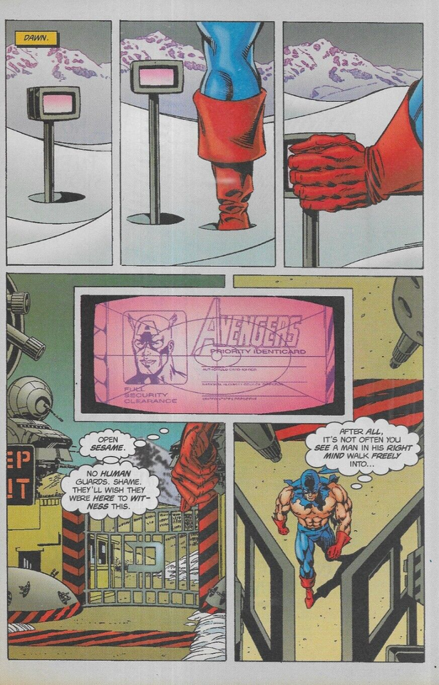 Captain America Comic 453 Cover A First Print 1996 Mark Waid Ron Garney ...