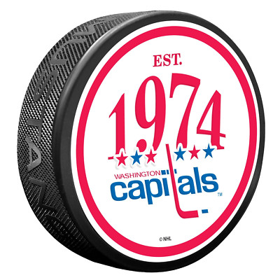 Washington Capitals Puck - Founding Year | eBay