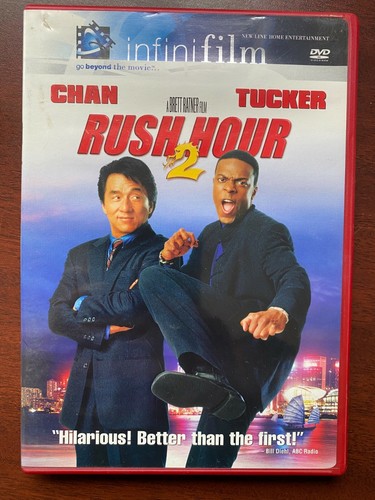 Rush Hour 2 (DVD, 2001) Jackie Chan, Chris Tucker USED 794043540424 ...