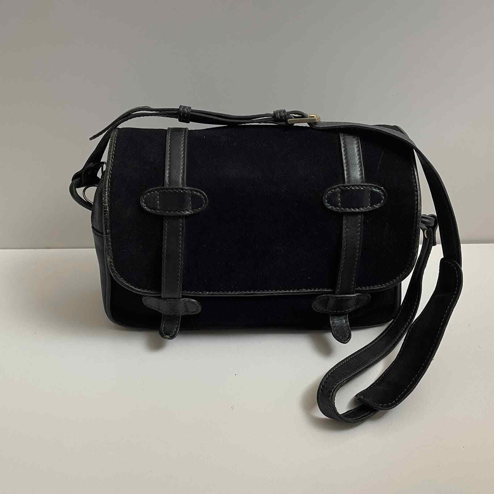 Gucci Vintage Suede Leather Messenger Bag Antique Rar… - Gem