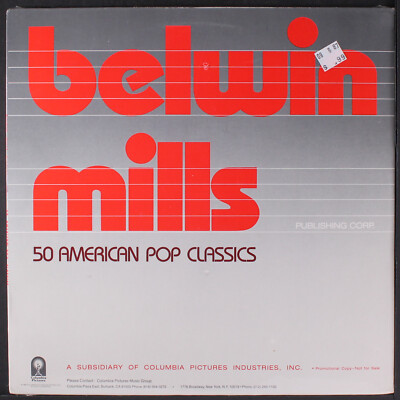 VARIOUS: belwin mills 50 american pop classics BELWIN MILLS 12" LP 33 ...
