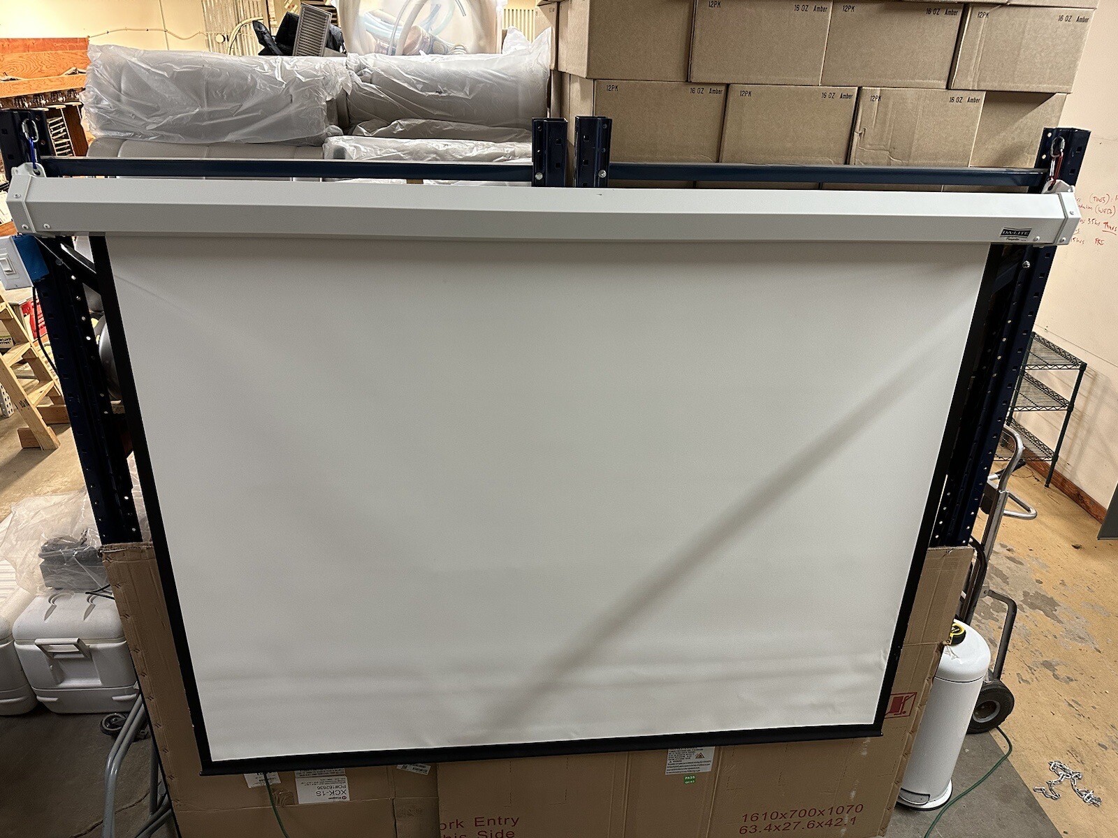 Da Lite Projection Movie Screen Cosmopolitan With Electric Switch | eBay