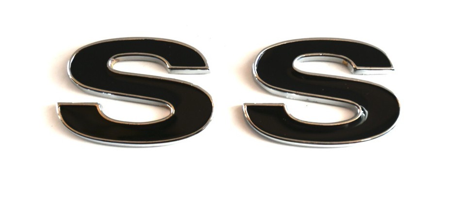 2Pcs Metal SS Emblem 3D Badge Logo for 96-02 SLP SS 12369965R Chrome ...