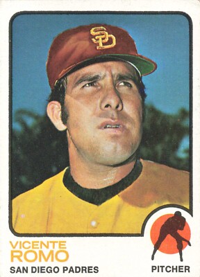 Vincente Romo San Diego Padres 1973 Topps #381 Baseball Card | eBay