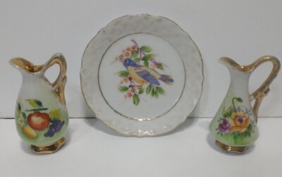 Vintage Ucagco China made in Japan Miniature Pitchers and Plate | eBay