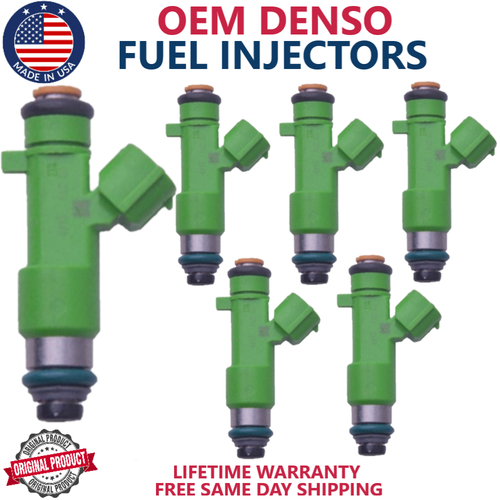 x6 OEM DENSO HP Upgrade FUEL INJECTORS FOR 2009-2012 Infinity FX35 3.5L ...