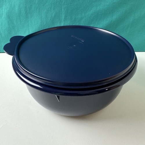 Tupperware Ultimate Mixing Bowl Flat Bottom 3.2L / 14.75 Cup Dark Blue ...