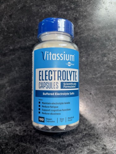 Vitassium SaltStick Electrolyte Capsules 100 Count 08/2026 New Sealed ...