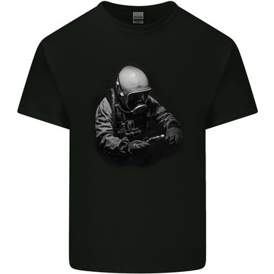 T-Shirt In Cotone Leggero Per Uomini Diver Scuba Diving Saldatore ...