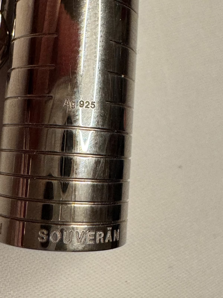 Pelikan M420 Schwarz-Silber Füllfederhalter | eBay.de