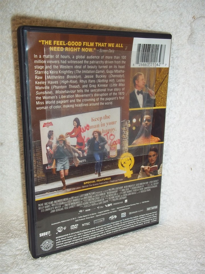 Misbehaviour (DVD, 2019) Keira Knightley Rhys Ifans true story comedy FP 826663211627| eBay