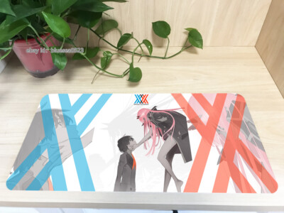 Anime Darling in the Franxx Zero Two & Hiro Mouse Pad Keyboard Mat ...