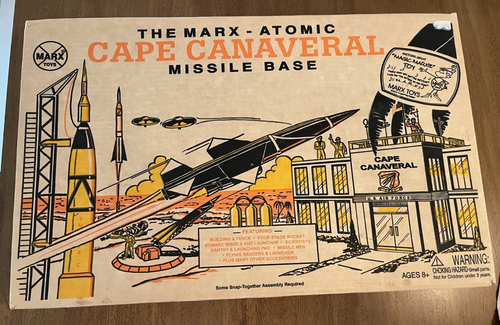 UNUSED Marx-ATOMIC CAPE CANAVERAL Missile Base Play Set | eBay