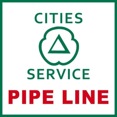 Cities Service Oil Company Pipeline NEW Metal Sign 40" Square USA STEEL ...